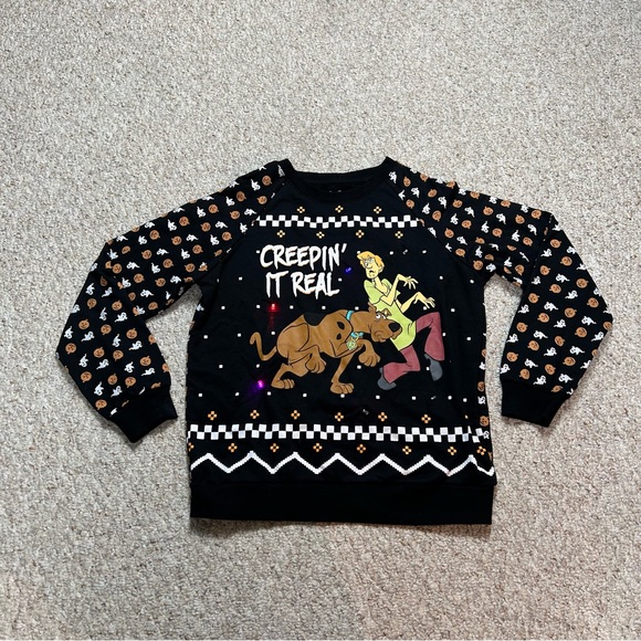 Scooby-Doo! | Sweaters | Scooby Doo Halloween Sweater Womens Small ...